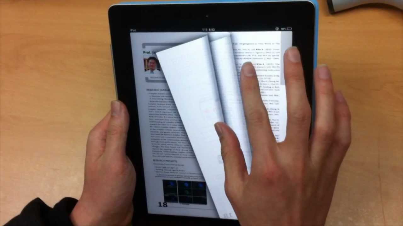 Neue eBook Umblätter-Technik sieht revolutionär aus - appgemeinde